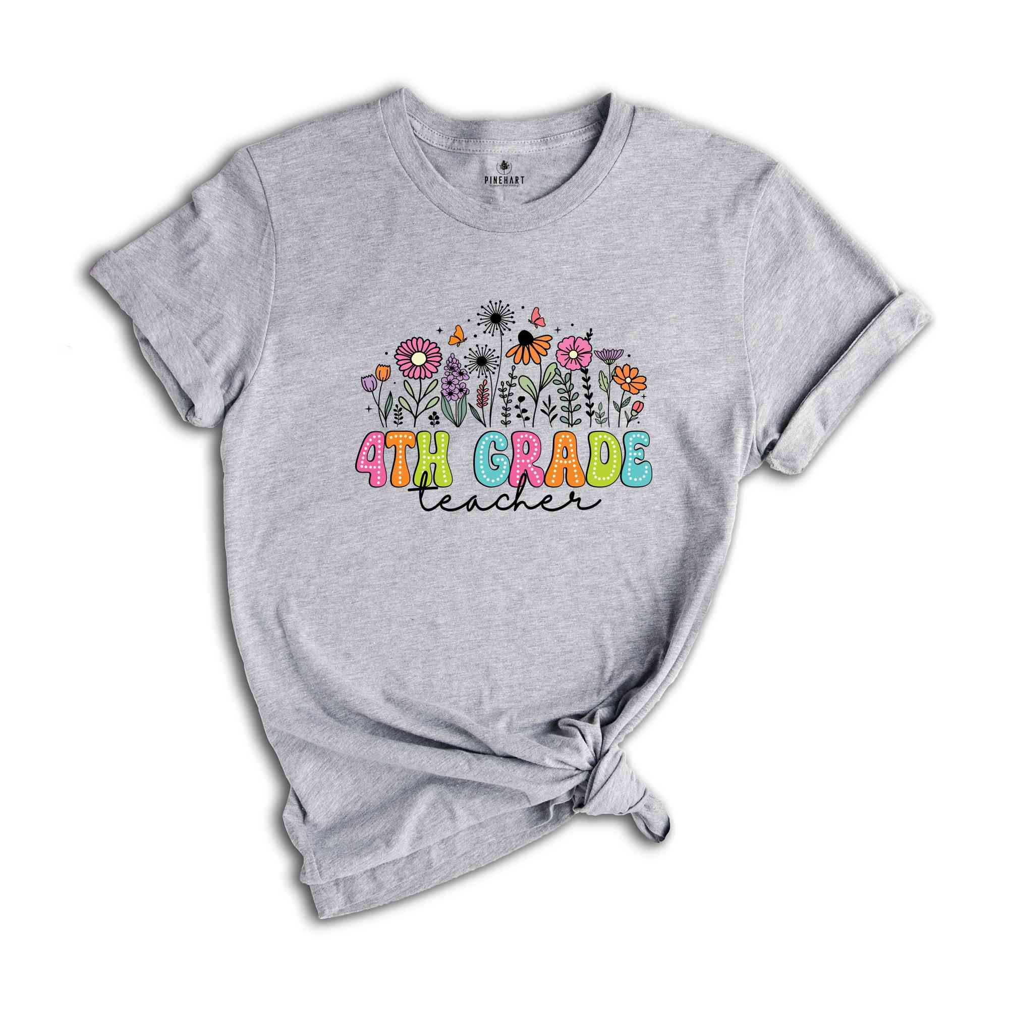 Fourth Grade Teacher Shirt, First Day Of School Shirt, Teaching Shirt ...