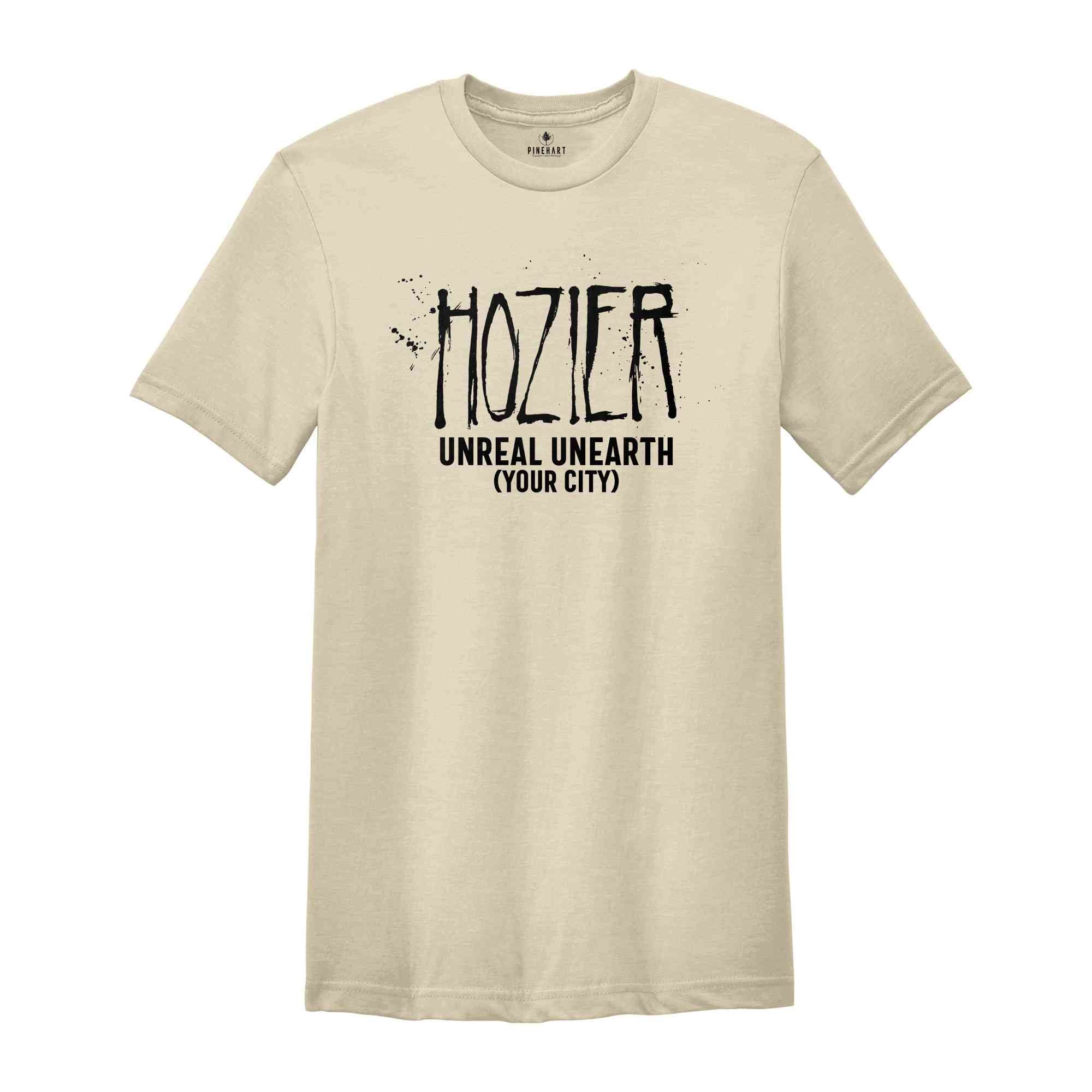 Hozier Unreal Unearth Tour Shirt, Custom Hozier Concert Shirt, No Grave Can Hold My Body Down ...