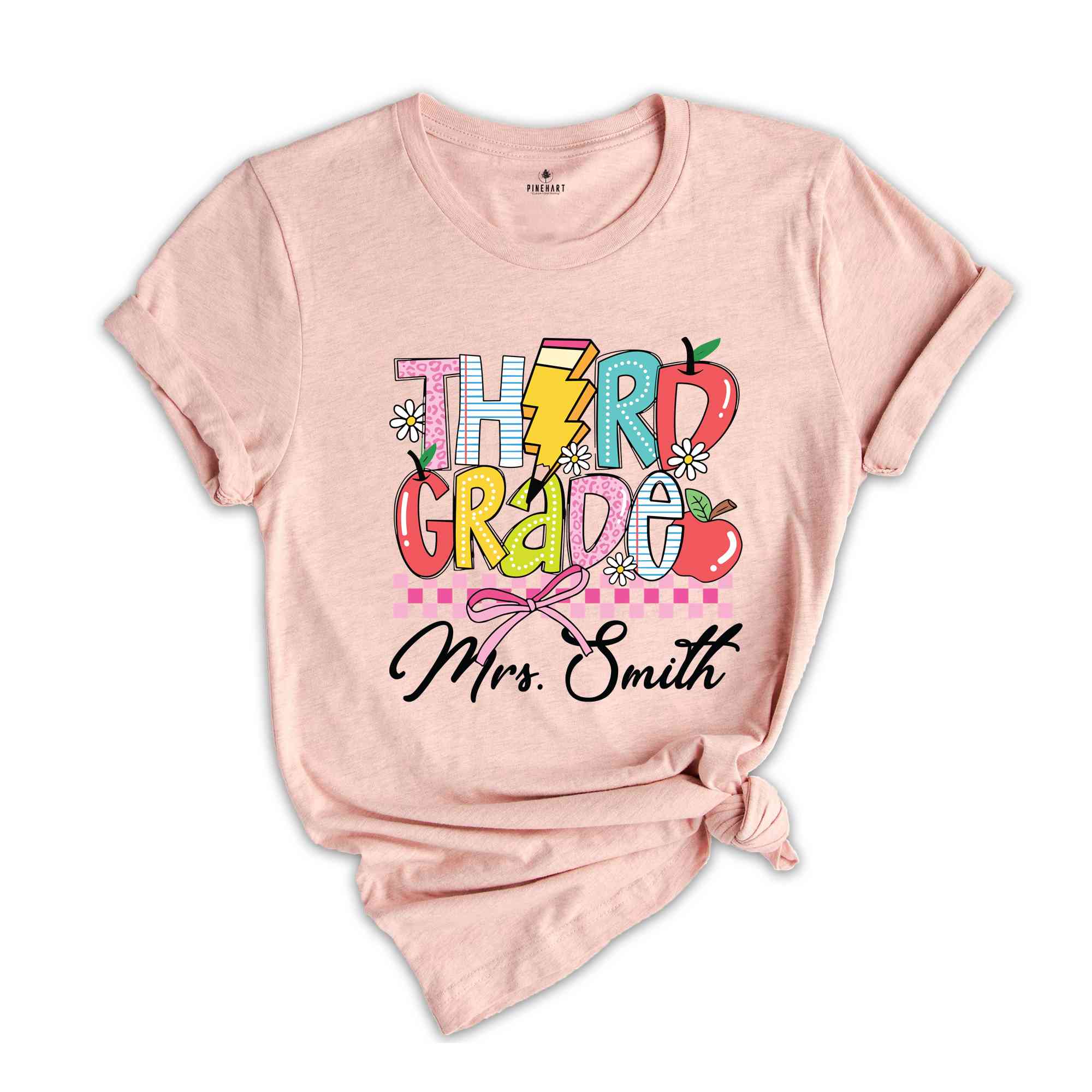 Personalized Third Grade Teacher Shirt, Third Grade Teacher Team Shirt ...