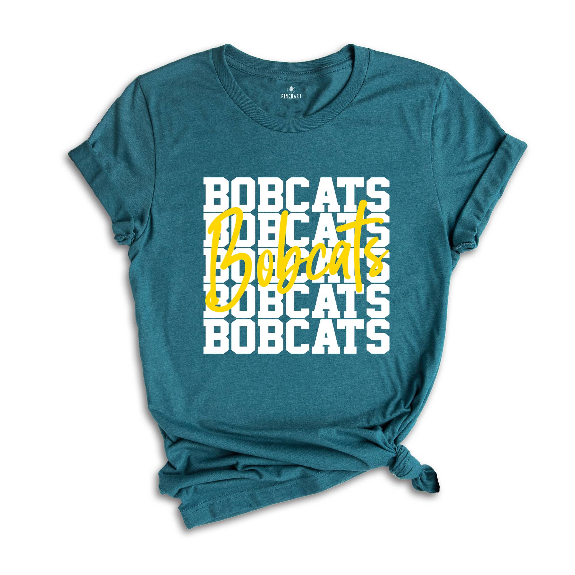 Team Mascot Shirt, Bobcatss Mascot Shirt, Bobcats Team Spirit Shirt ...