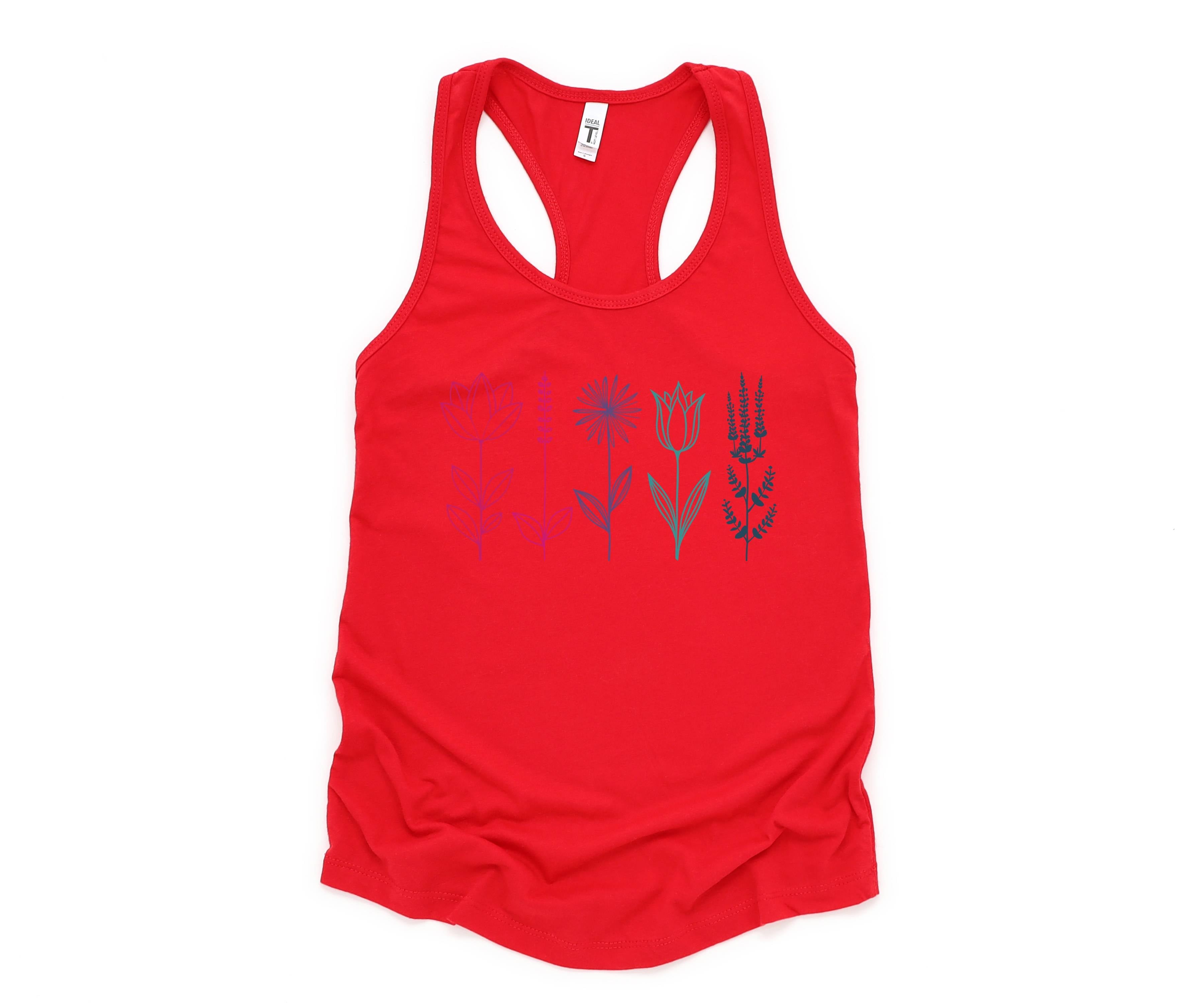 Bisexual Wildflower Tank, Pride Month Tee, Bisexual Pride, Queer ...