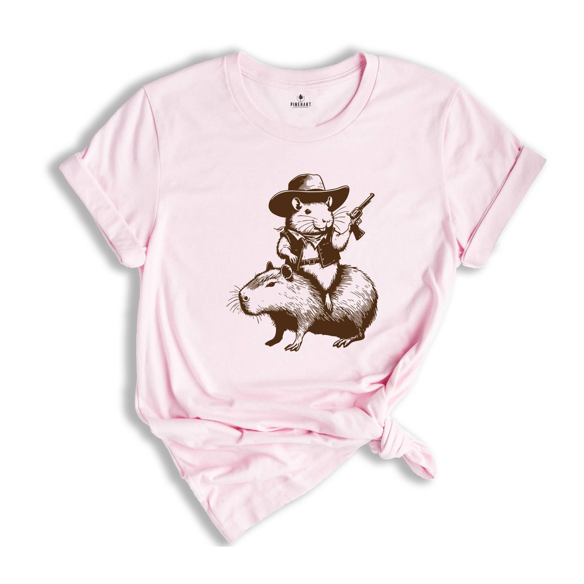 Capybara Shirt, Rodent Shirt, Rat Shirt, Cowboy Shirt, Animal Shirt ...