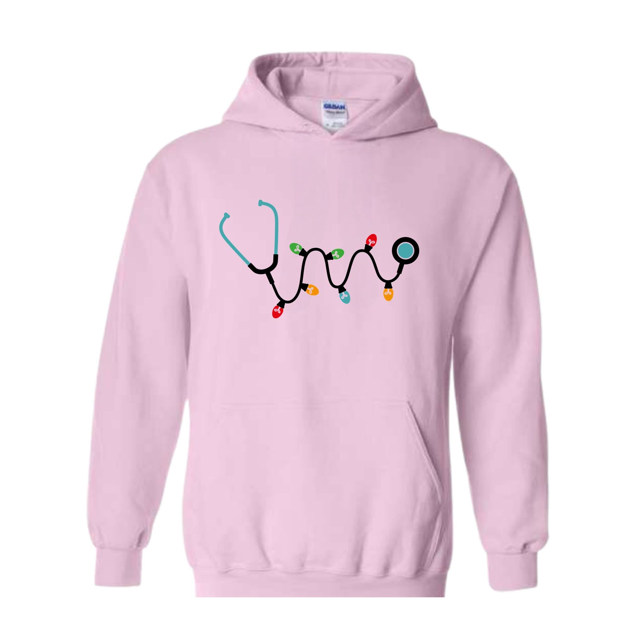 Christmas Stethoscope Sweatshirt, Nursing Sweatshirt, Cute Christmas ...