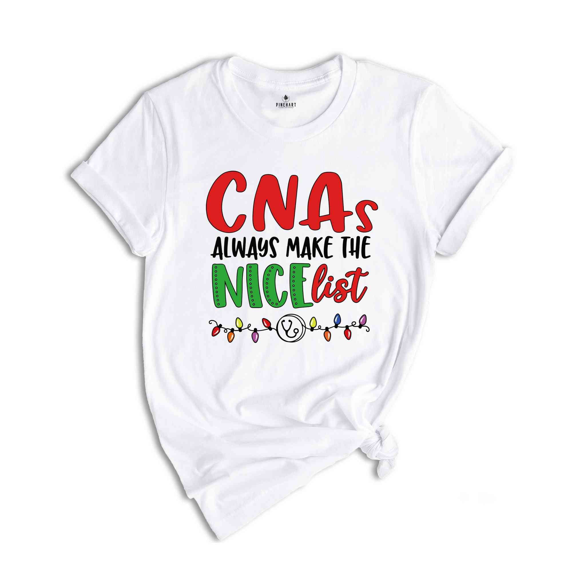 CNas Always Make The Nice List, Nurse Gift, Christmas CNA, Christmas ...