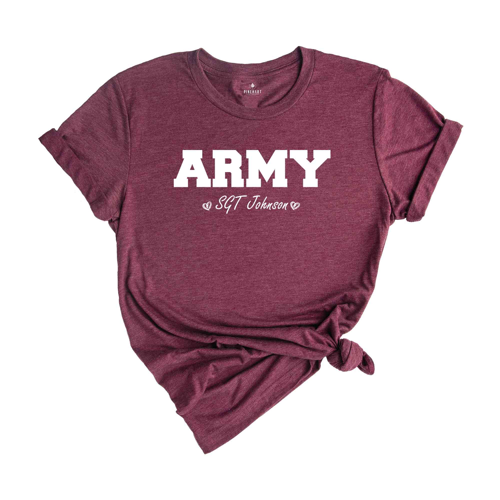 Custom Army shirt with name, Personalized Army Shirt, Army wife Shirt ...