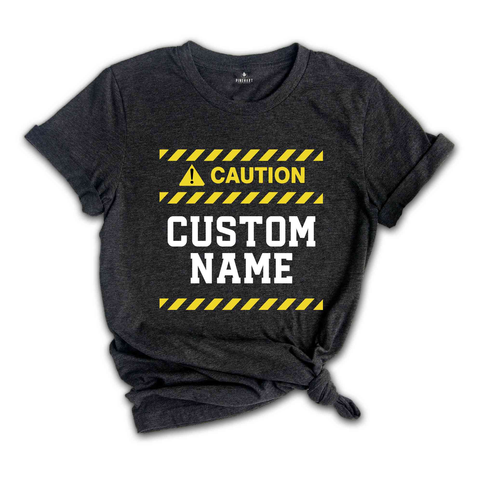 Custom Caution Sign Shirt, Caution Sign T-shirt, Custom Your T-shirt ...