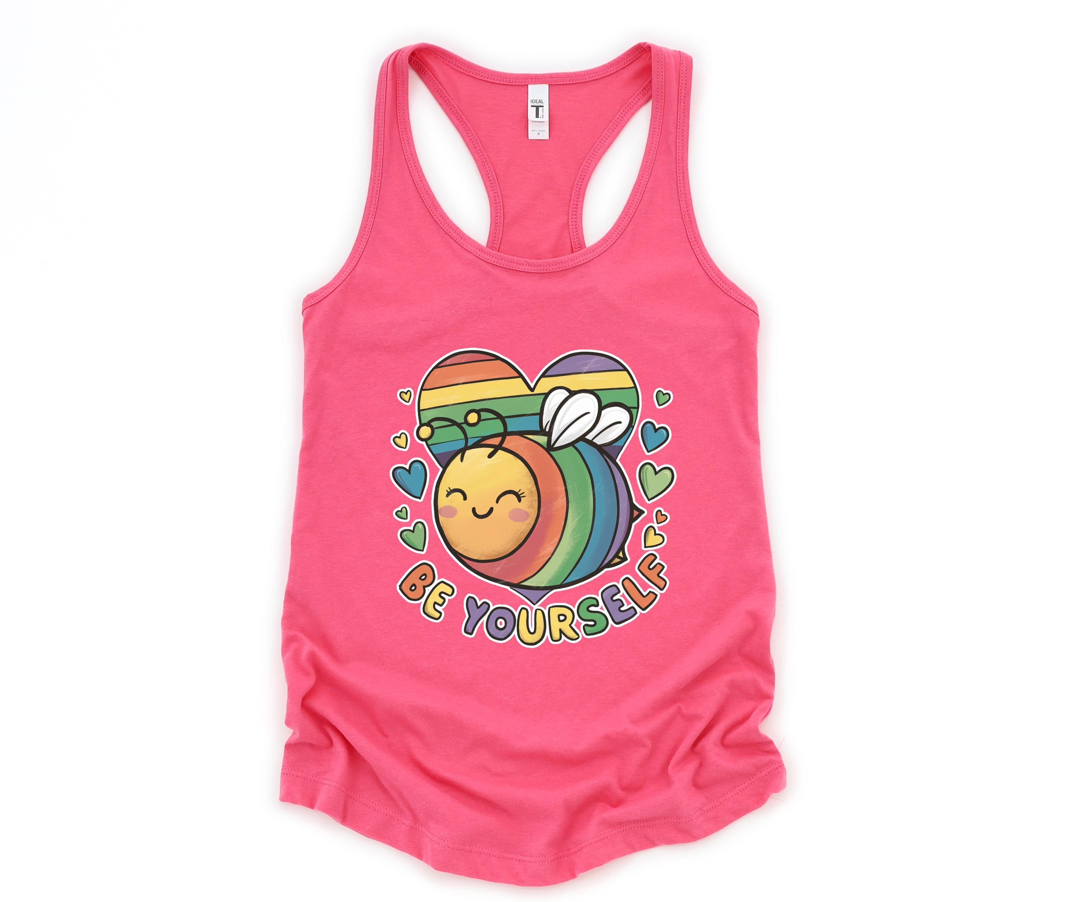 Cute LGBTQ Bee Tank Top, LGBTQ Pride Tank Top, Gay Pride Tank Top ...
