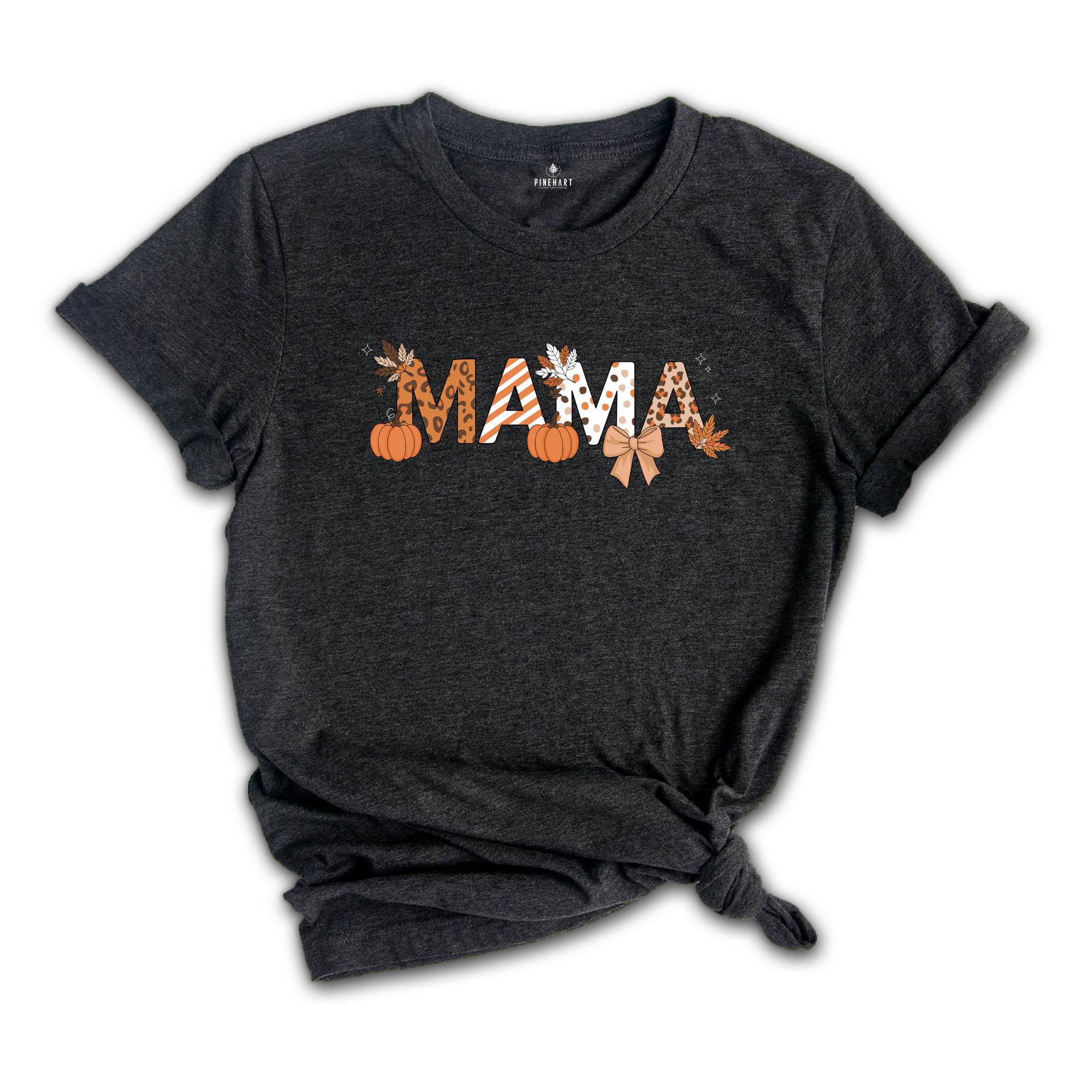 Fall Mama Coquette Pumpkin Shirt, Fall Vibes Shirt, Holiday Season ...