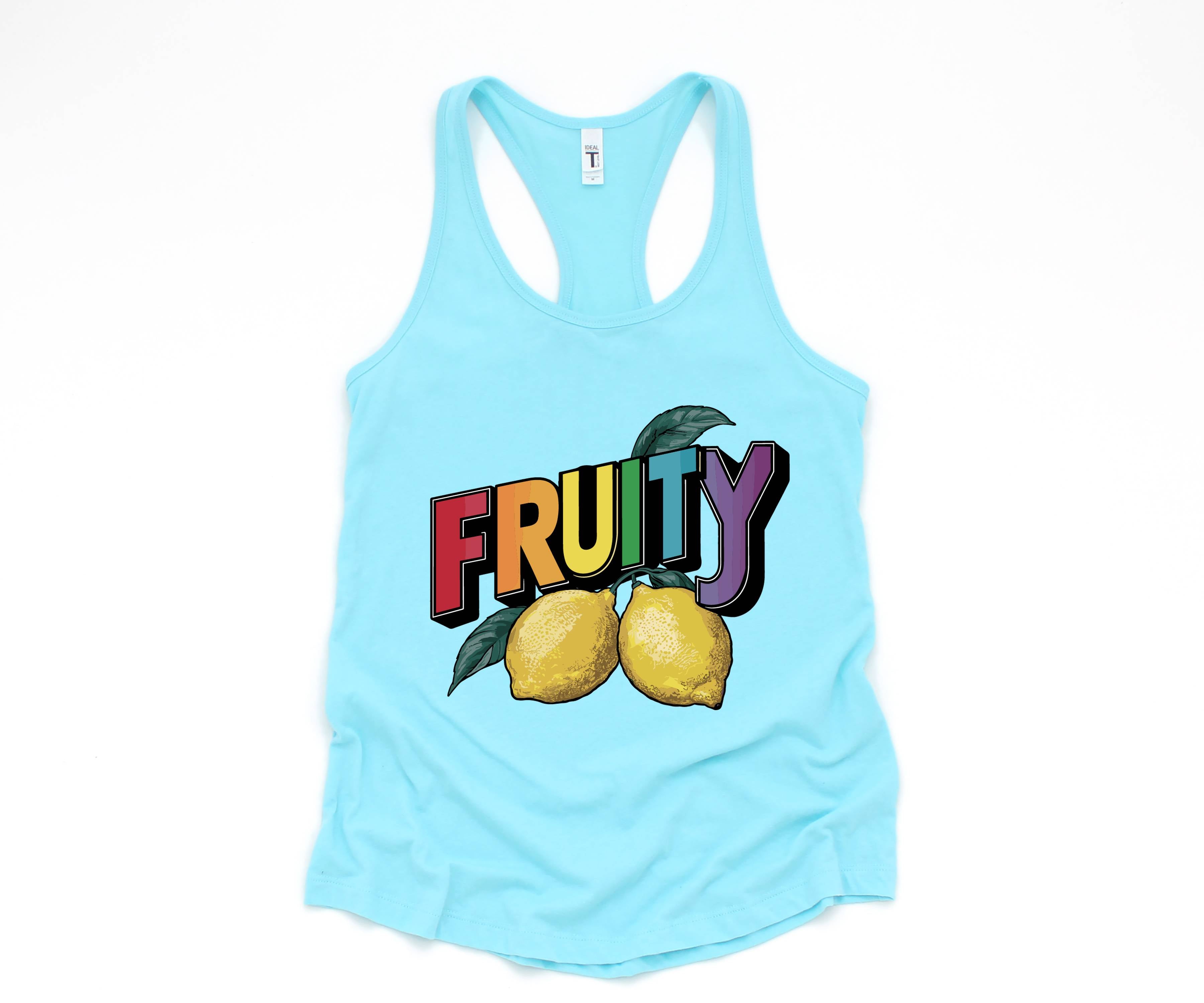 Fruity Rainbow Tank, Lesbian Gay LBGTQ Pride Tank Top, Pride lemons ...
