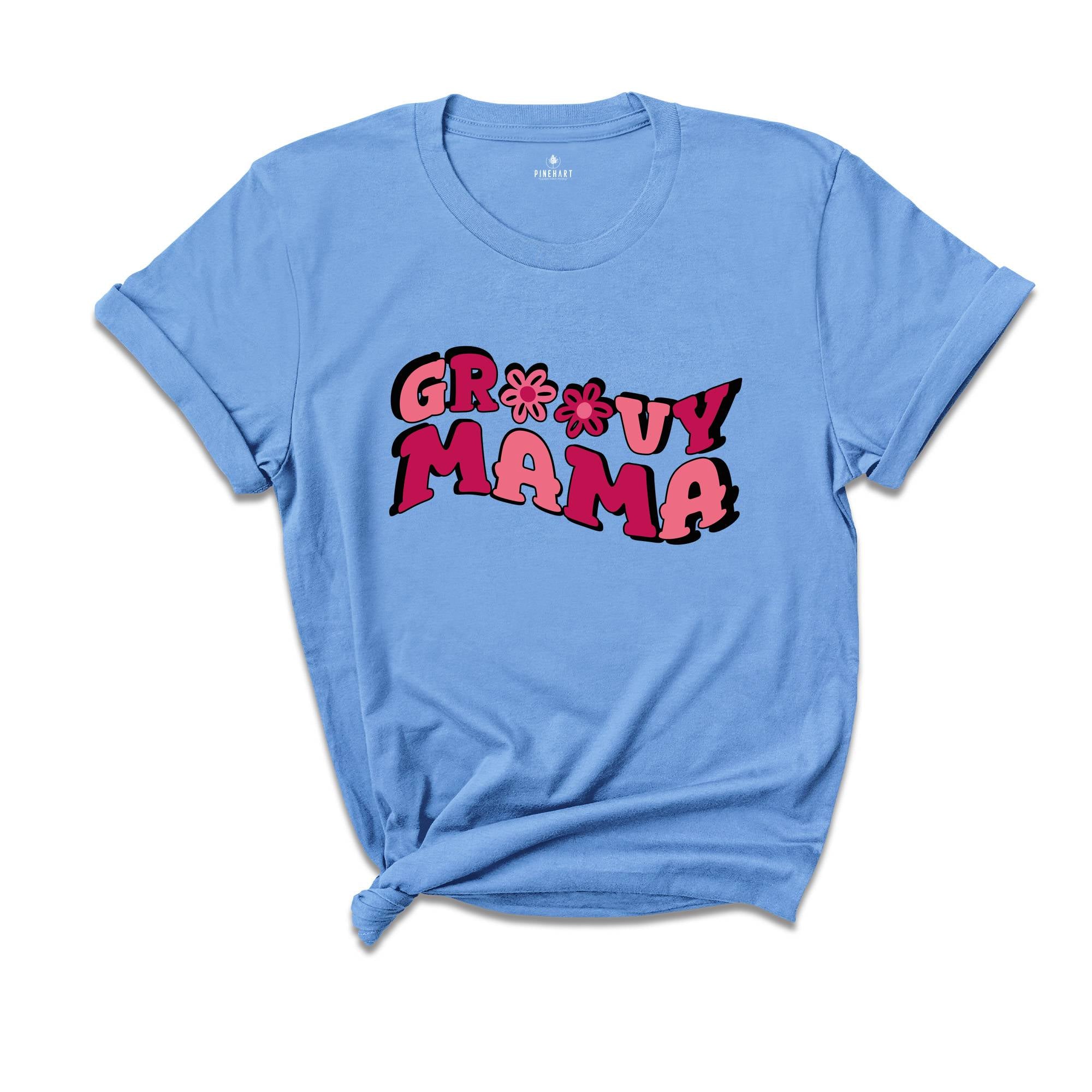 Groovy Mama T Shirt, Groovy Mom Shirt, Groovy Parent Shirt, Groovy ...