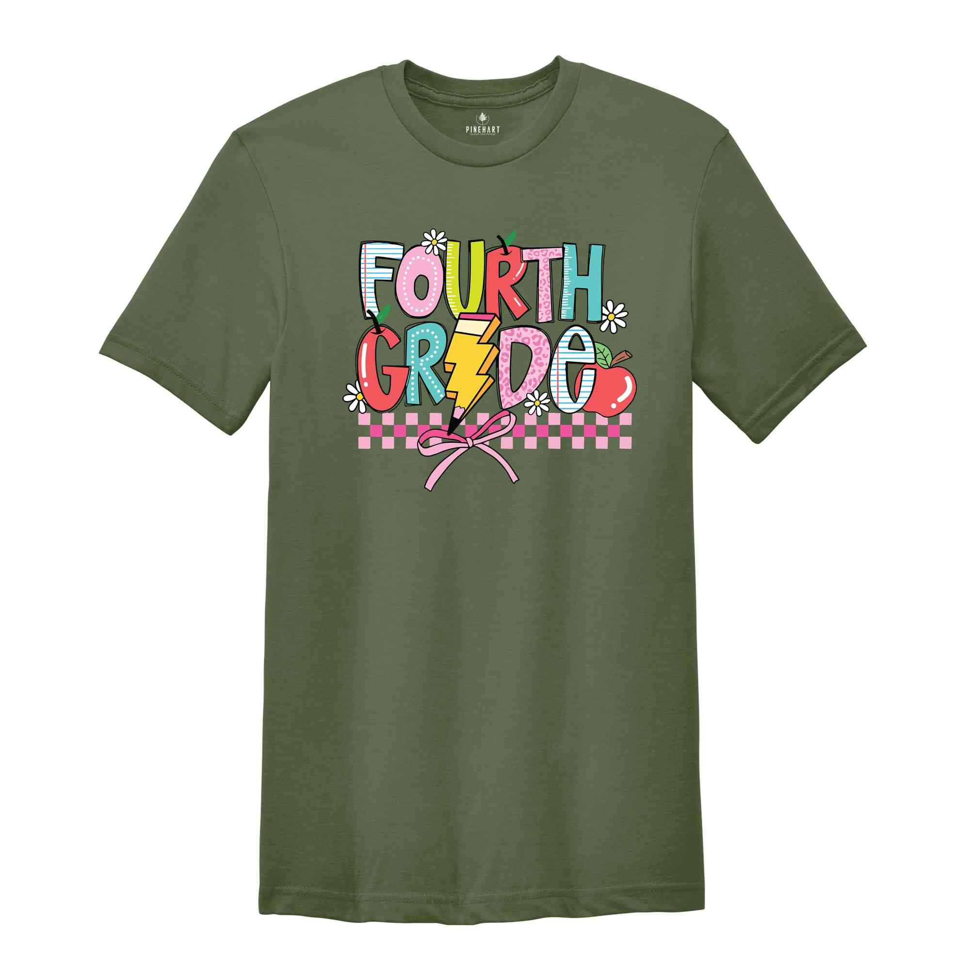 Hello Fourth Grade Shirt, 4th Grade Shirt, Back To School Shirt, Fourth ...