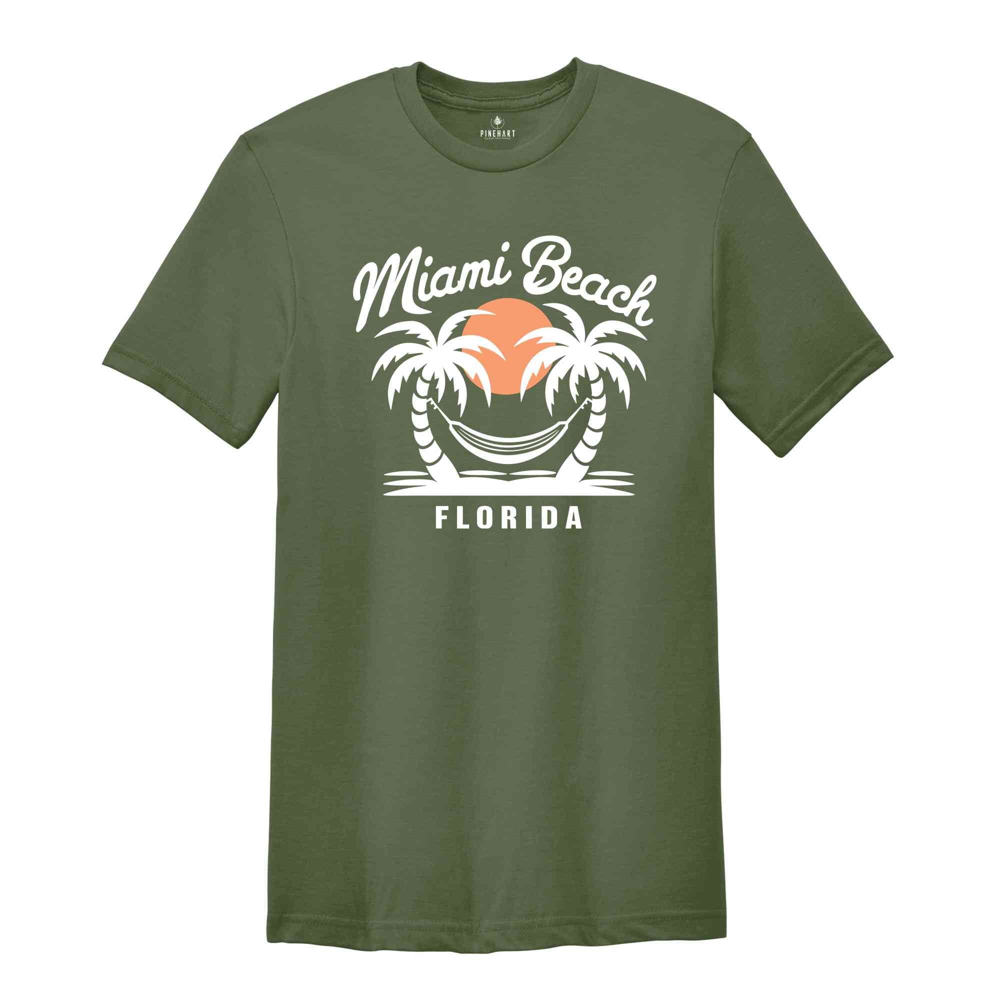 Miami Florida Shirt, Miami Beach Shirt, Miami Shirt, Beach Shirt ...