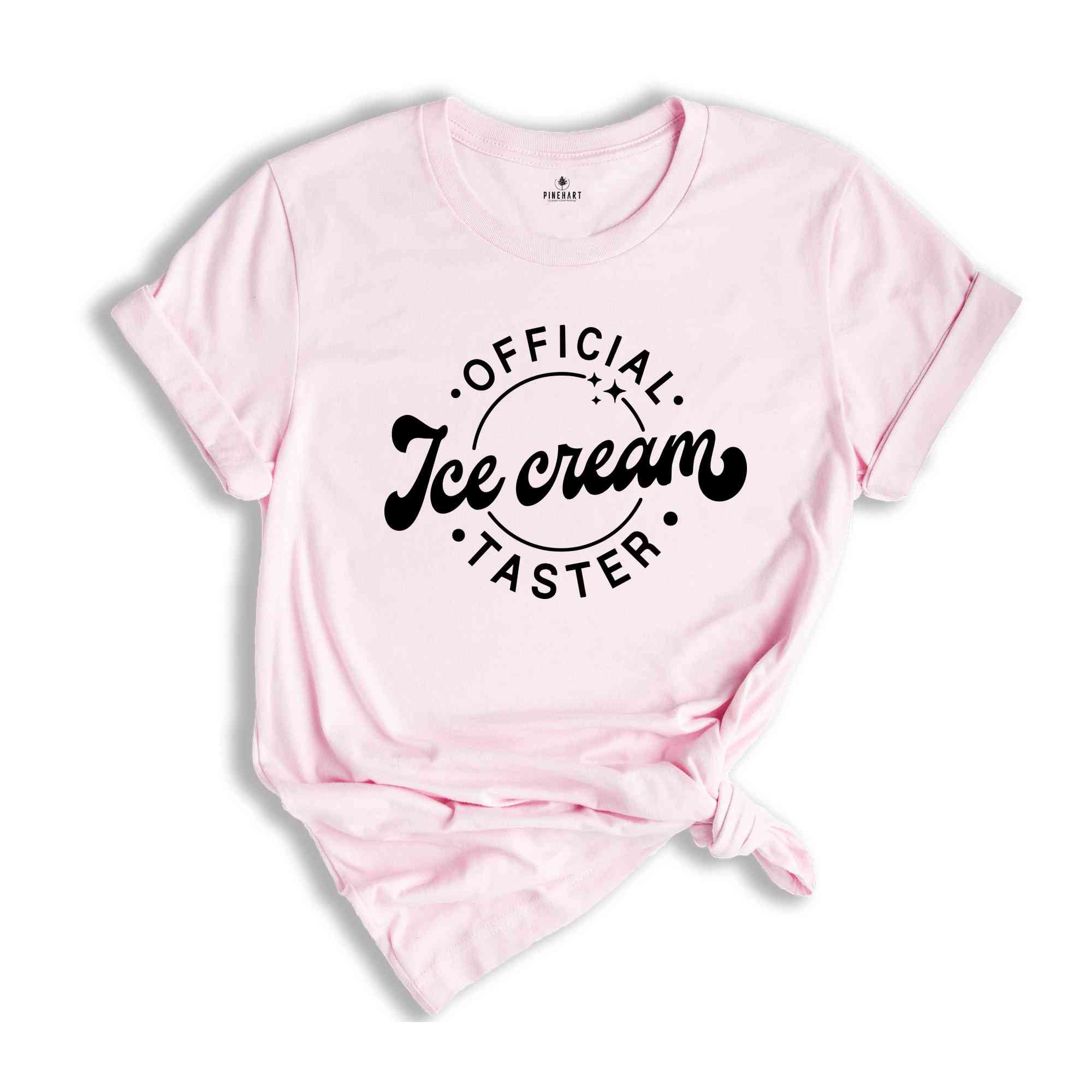 Official Ice Cream Taster Shirt, Summer Shirt, Ice Cream Lover Shirt ...