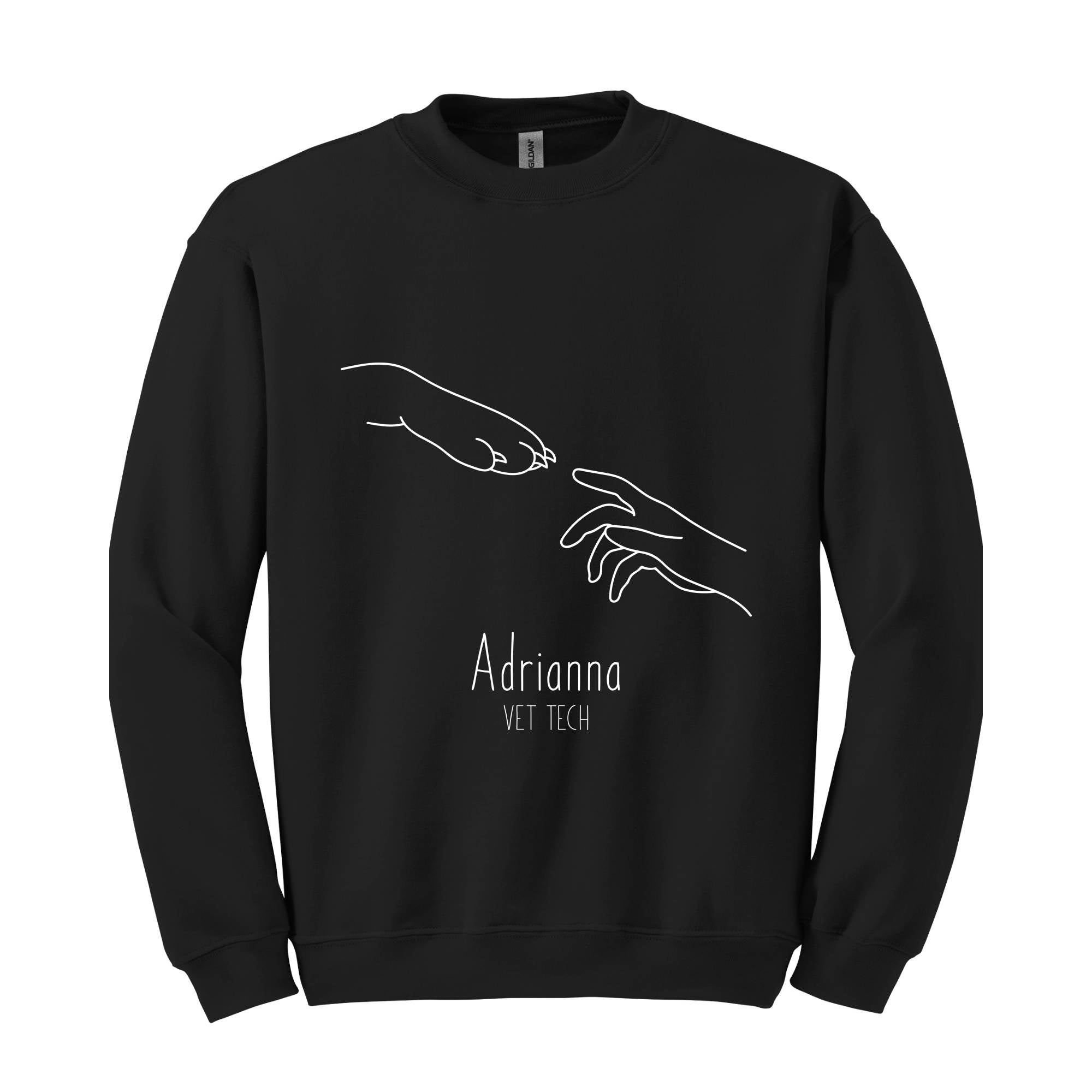 Personalized Vet Tech Sweatshirt, Gift for New Vet Tech Sweater ...