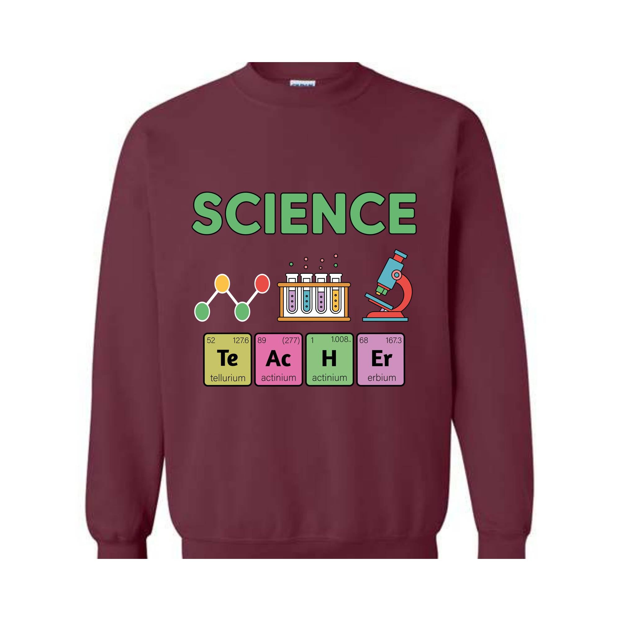 Science Teacher Sweatshirt, Periodic Table Hoodie, Chemistry Teacher ...