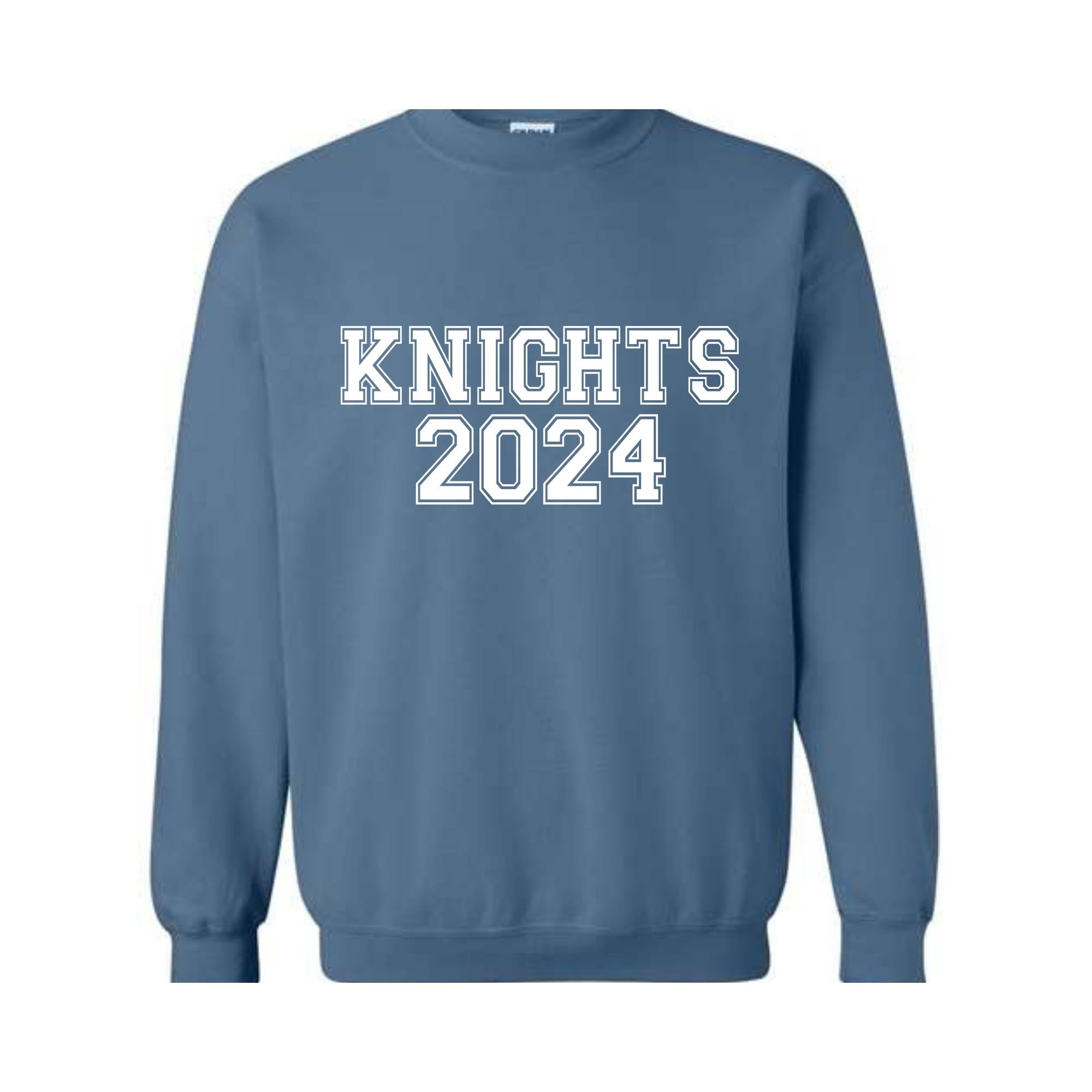 Team Mascot Sweat, Knights Team Sweatshirt, Mascot Crewneck, School ...