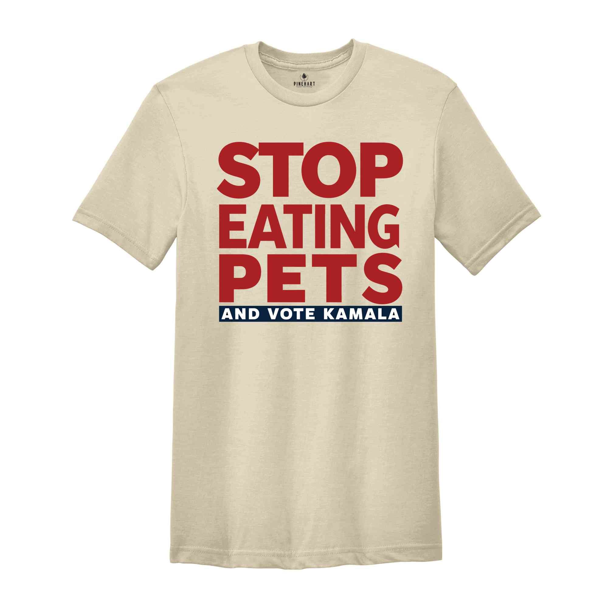 They're Eating Pets Shirt, Trump Eating Cats, Trump Eating Dogs Shirt ...