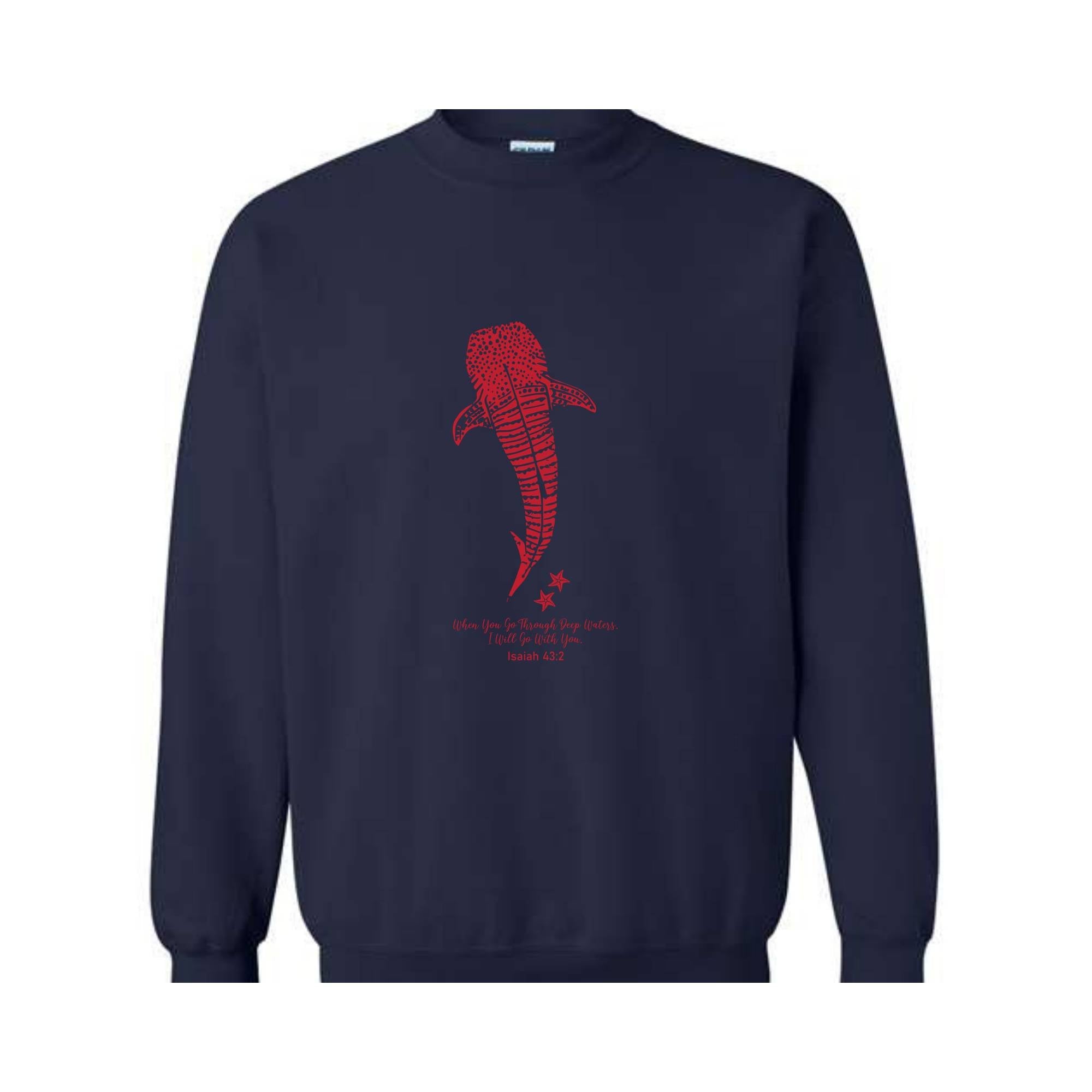 Whale Shark Hoodie, Isaiah Religious Sweatshirt, Whale Shark Hoodie ...
